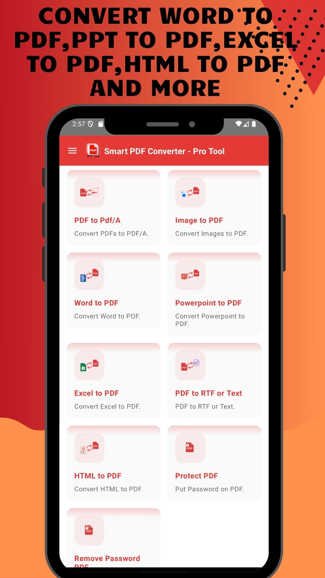 Smart PDF Converter – Pro Tool | Free PDF to Word, Excel, PPT, Images